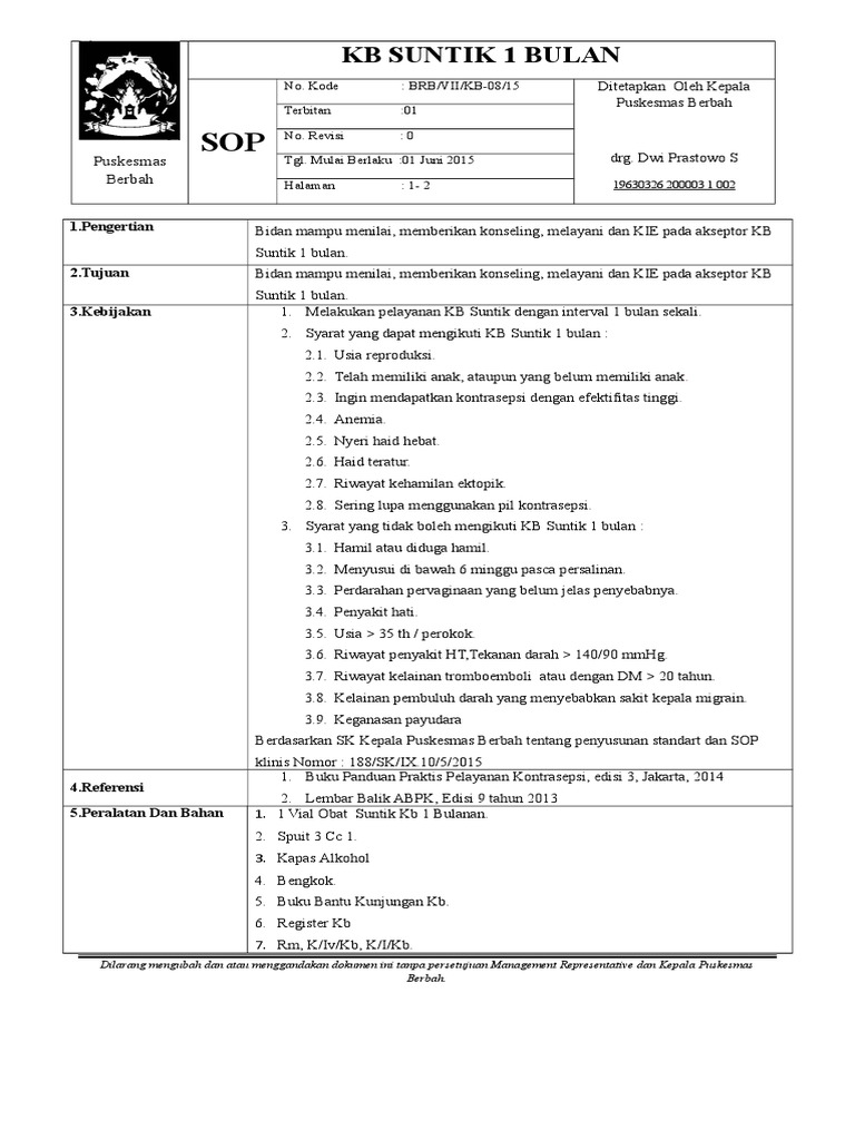 08 KB Suntik 1 Bulan | PDF
