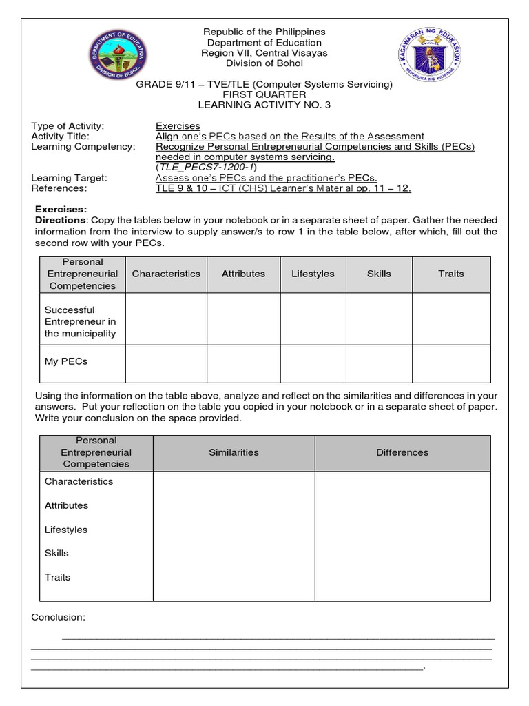 DLP TLE - ICT Activity 3 | PDF