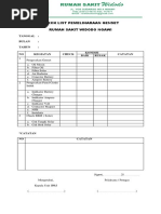 FORM Checklist Panel Listrik | PDF