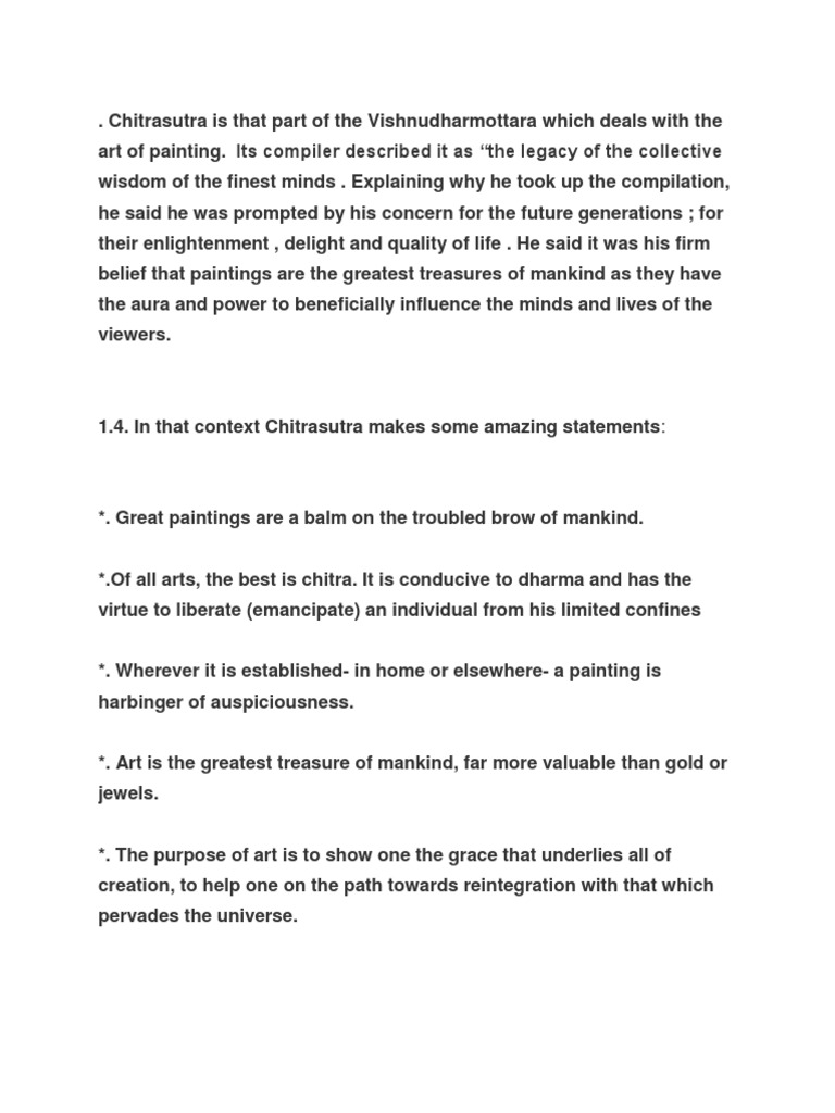 Chitra Kala | PDF | Religious Belief And Doctrine | Religious Behaviour And Experience