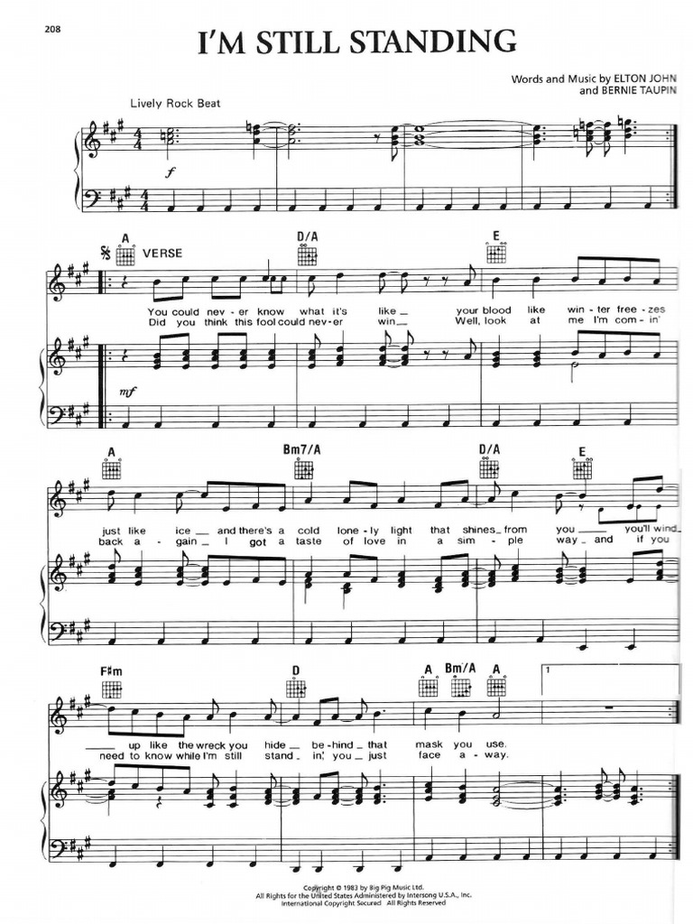 I M Still Standing Pdf Pdf