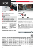 Hilti Anchor Bolt Specifications Guide | PDF | Building Materials ...
