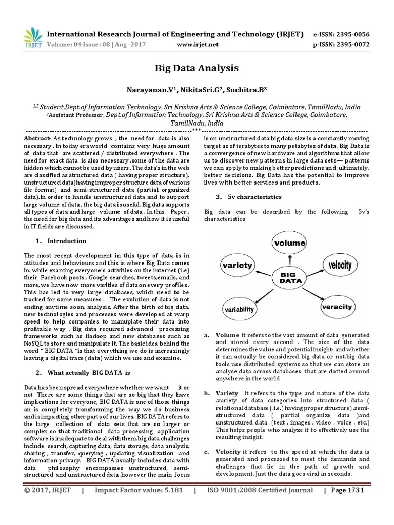 Big Data Analysis | PDF | Big Data | Data