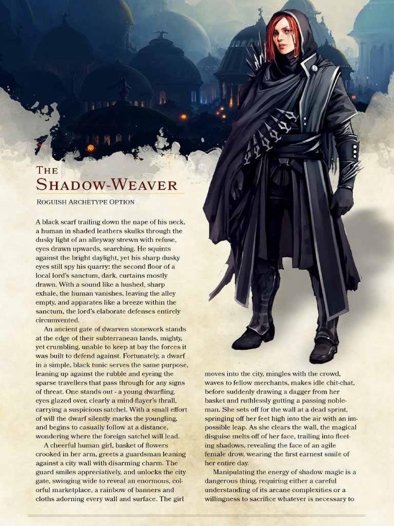 Shadow Weaver Archetype v0-1 | PDF