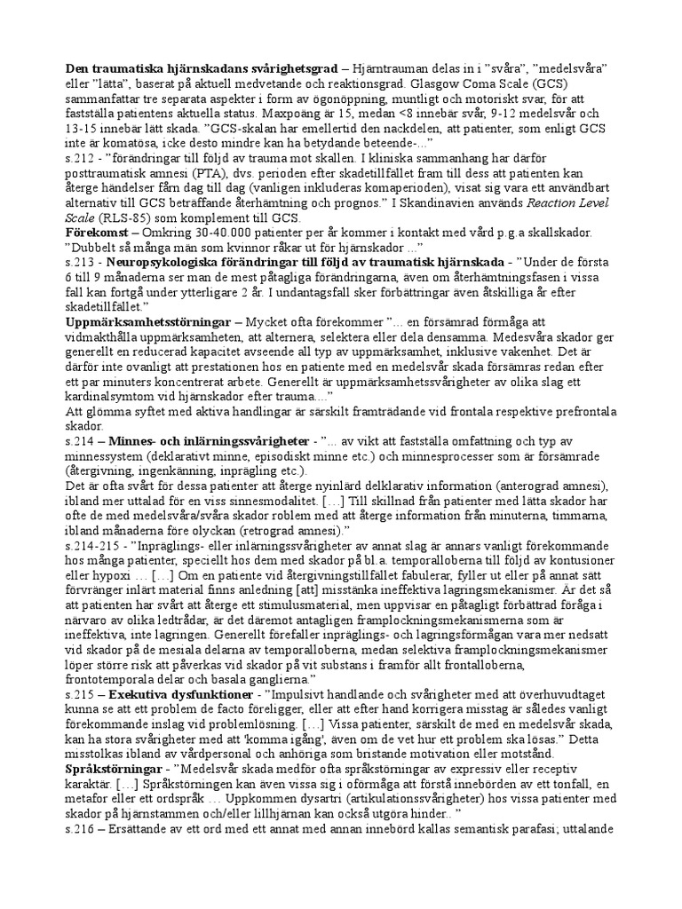 Klinisk Neuropsykologi | PDF