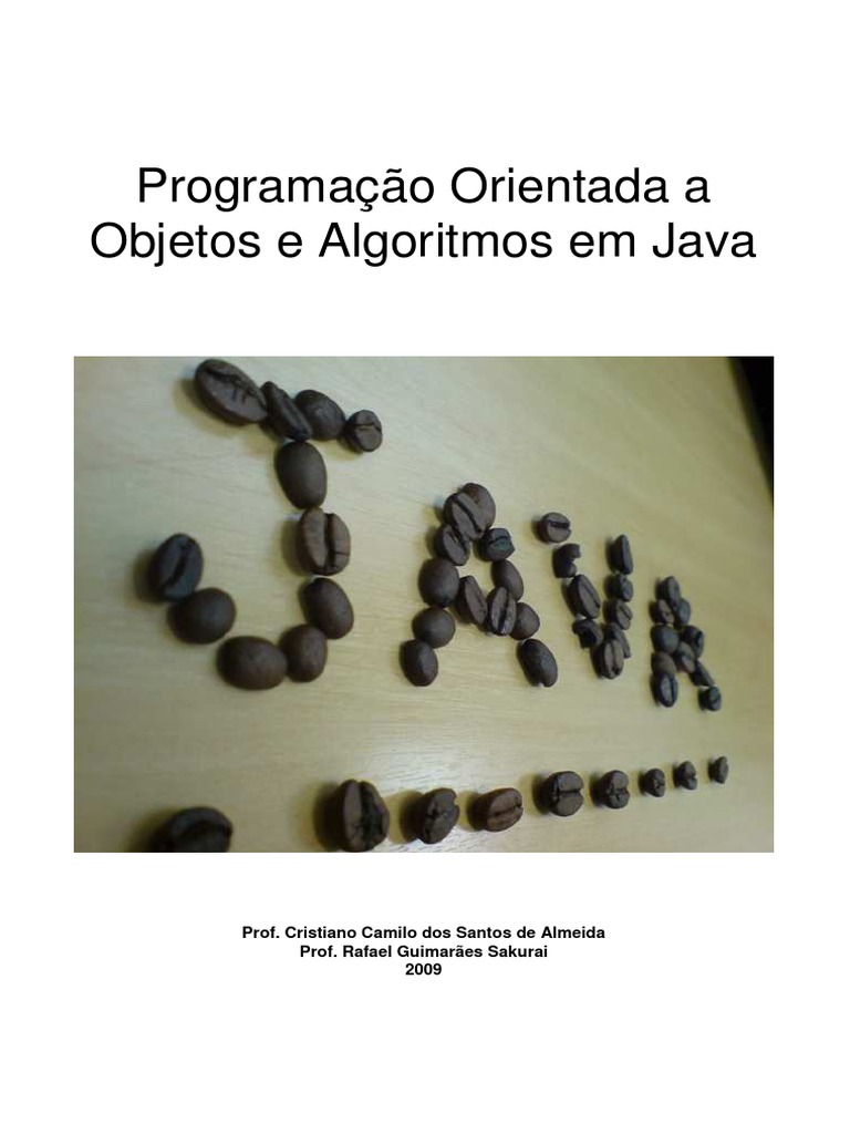 Programação Orientada A Objetos e Algoritmos em Java | PDF | Tipo de ...