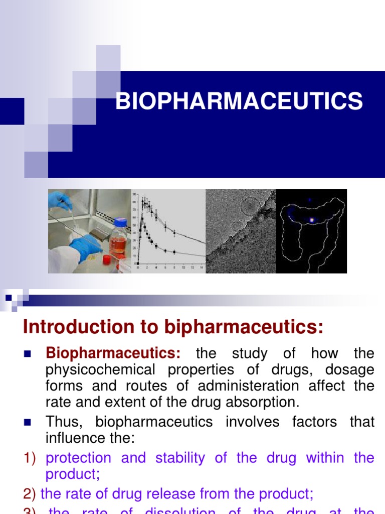 2. BIOPHARMACEUTICS.ppt | Bioavailability | Pharmacokinetics