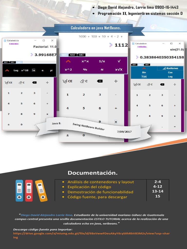 Calculadora en Java | PDF | Java (lenguaje de programación) | Ventana (informática)
