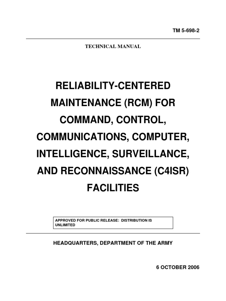 RCM | PDF | Reliability Engineering | Data Analysis
