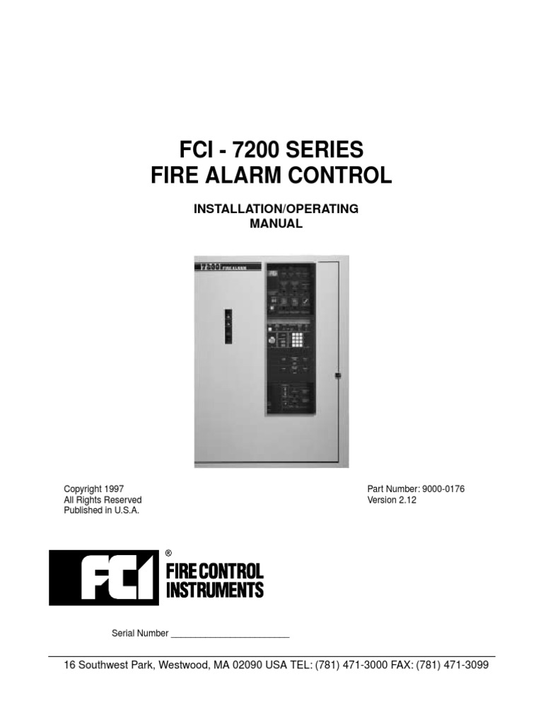 Fci 7200 | PDF | Electrical Wiring | Electromagnetic Interference
