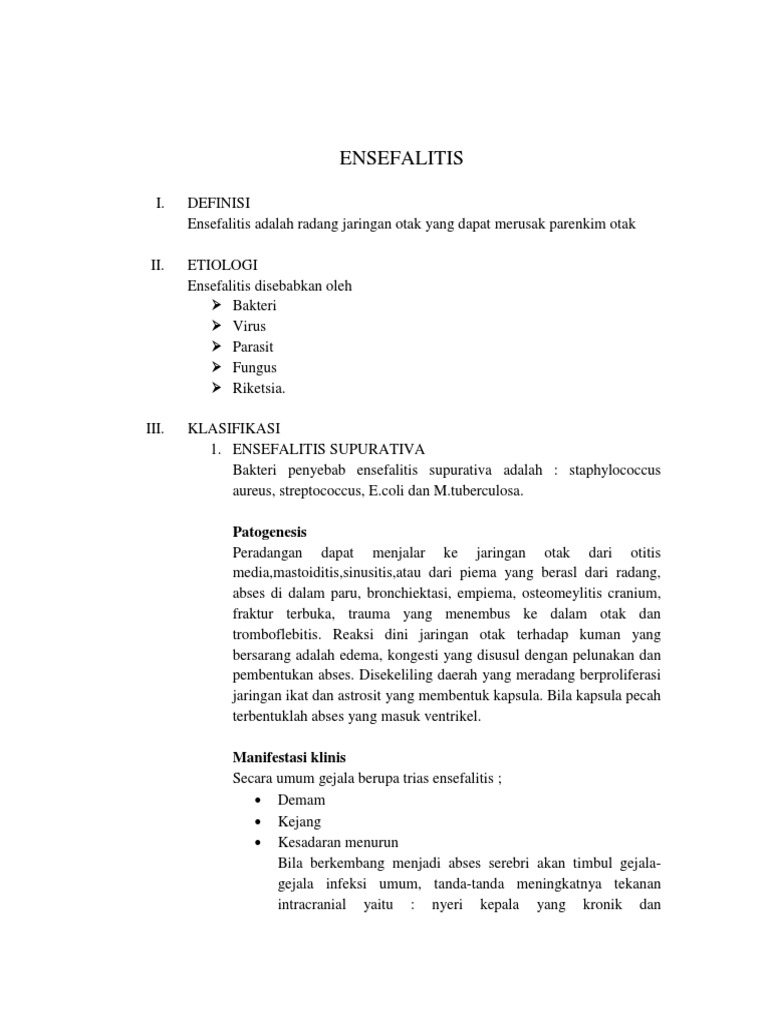 ENSEFALITIS | PDF