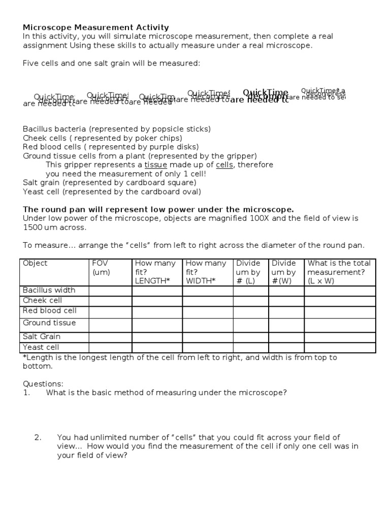 Microscope Measurement 2010 | PDF | Field Of View | Optics