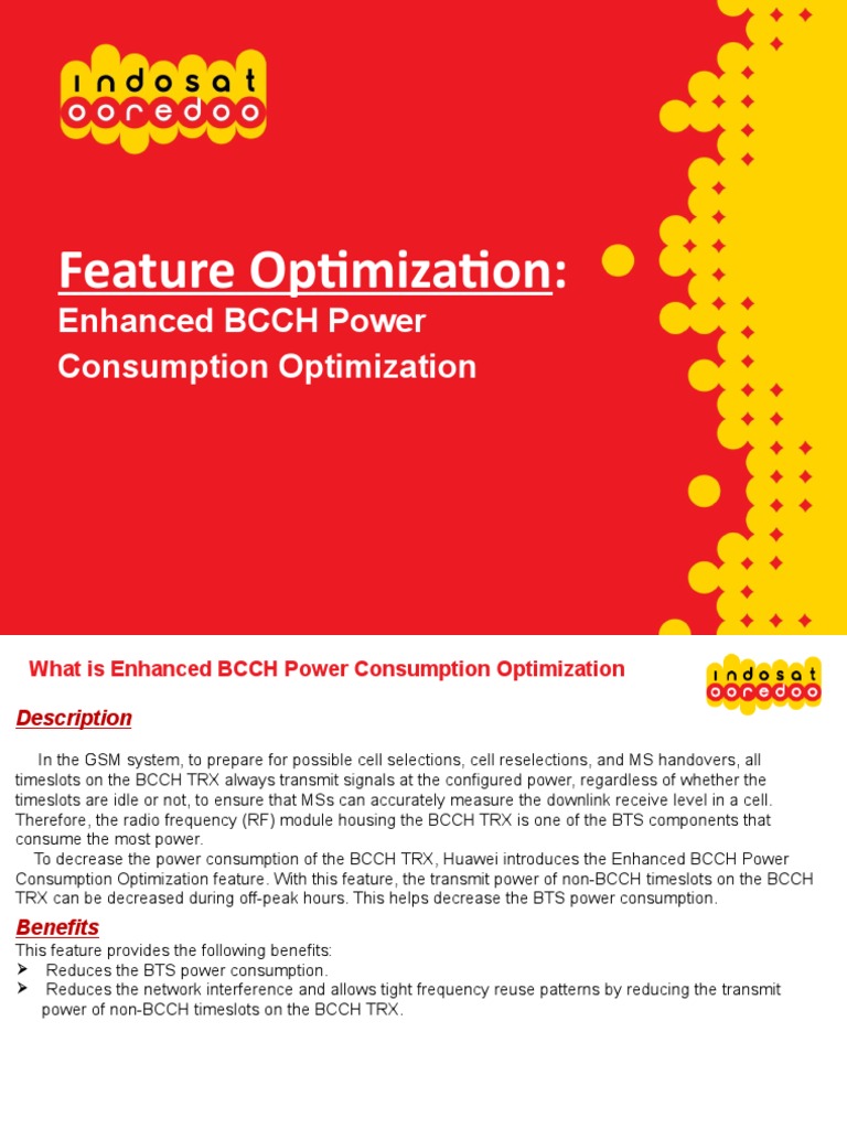 2G TRIAL-Enhanced BCCH Power Optimization - All EJ BSC - 20160729 | PDF ...