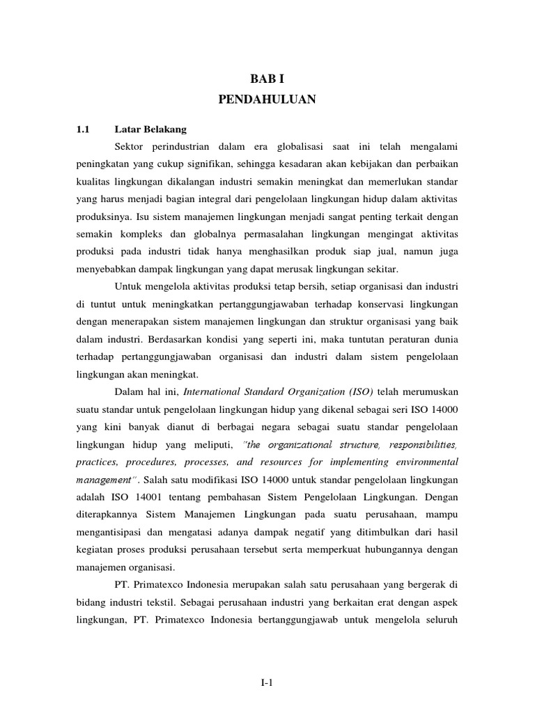 BAB 1 SML - Revisi Pak Wawan | PDF