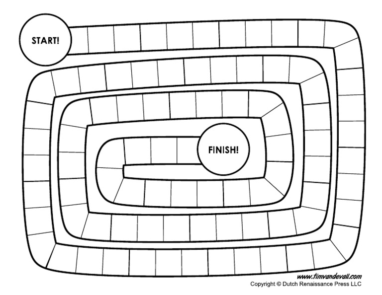 Life Board Game Template