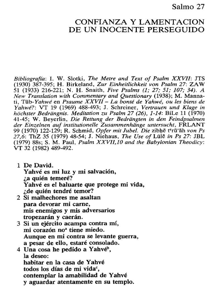 Salmo 27.pdf | Salmos | Yahvé