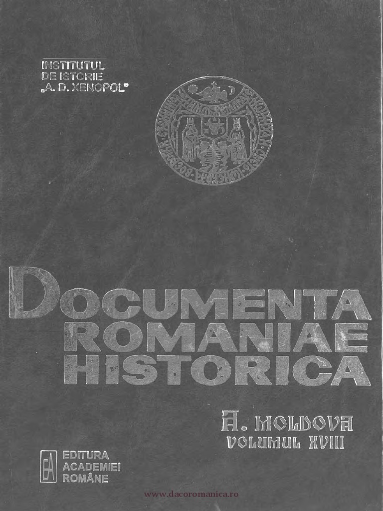 A, 18, Documenta Romaniae Historica, Moldova, 1623-1625 | PDF
