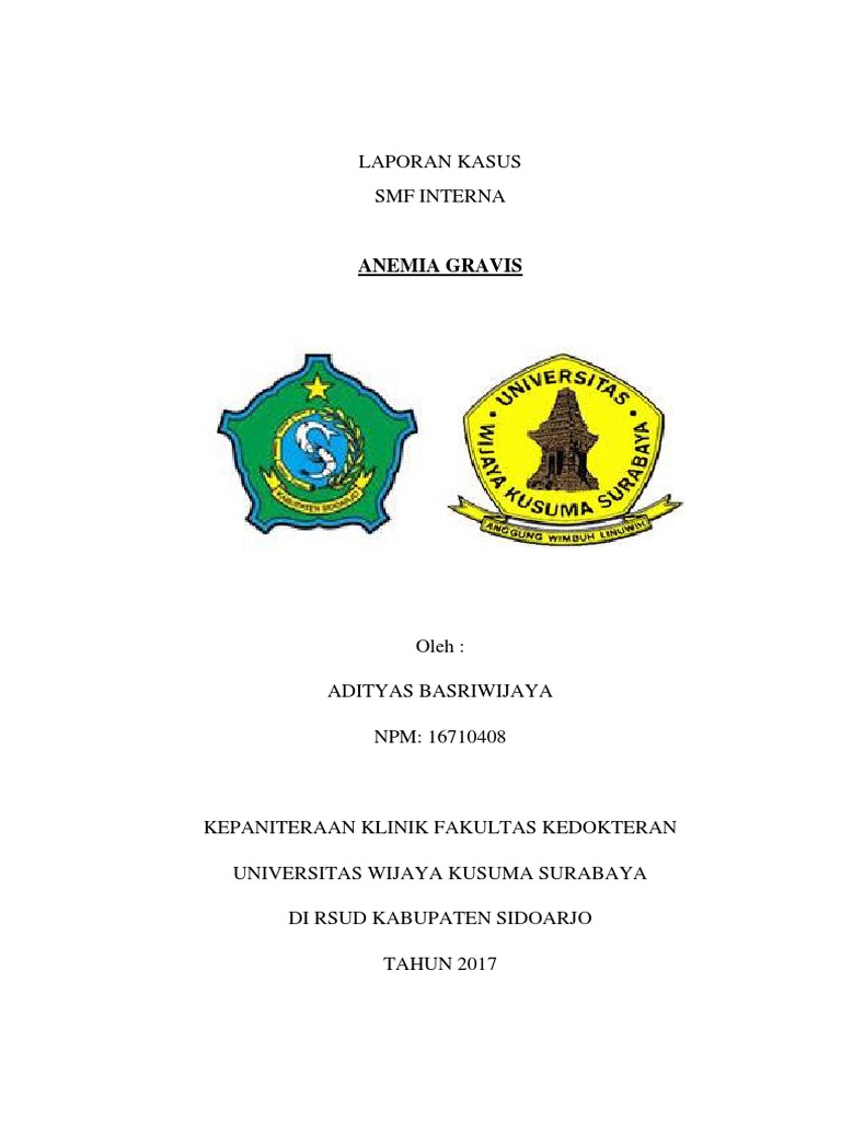 Laporan Kasus Anemia Gravis | PDF | Sains & Matematika