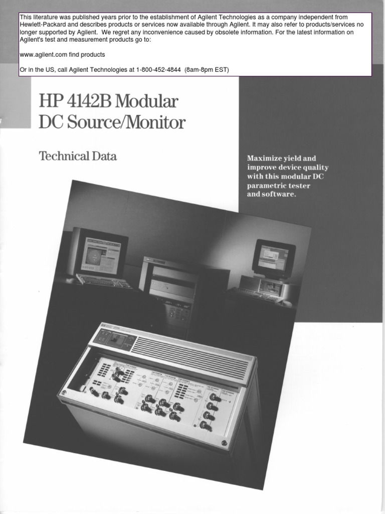 HP 4142 | PDF | Mosfet | Personal Computers