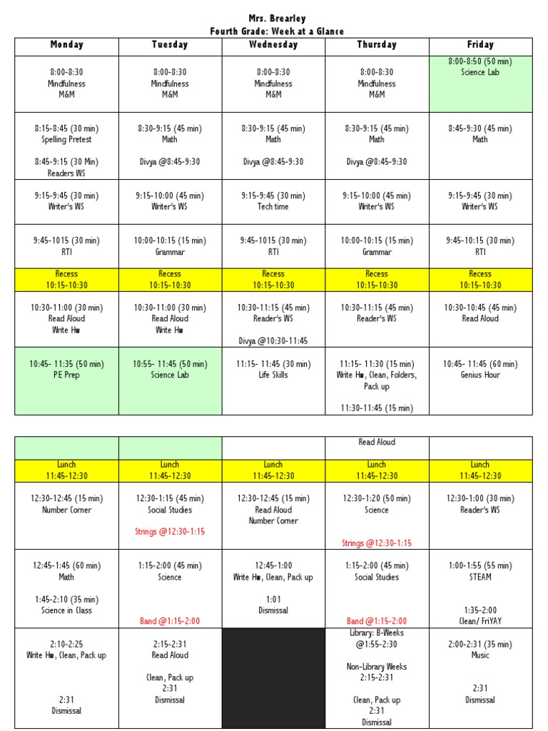 2017-2018 Schedule | PDF
