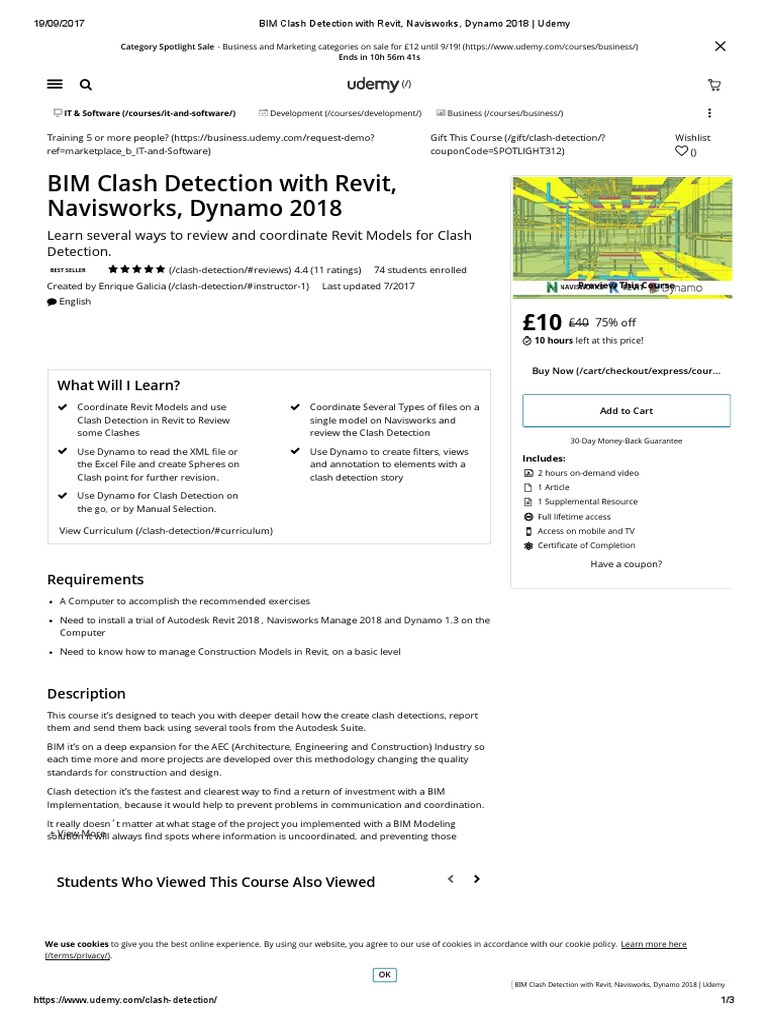 BIM Clash Detection With Revit, Navisworks, Dynamo 2018 | PDF ...