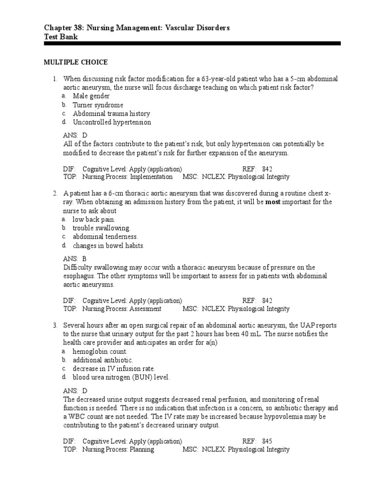 Medical-Surgical Nursing Assessment and Management of Clinical Problems ...