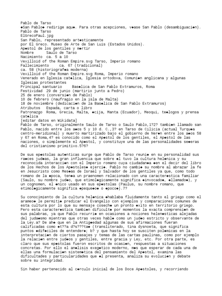 San Pablo | PDF | Pablo el apóstol | Religión y creencia