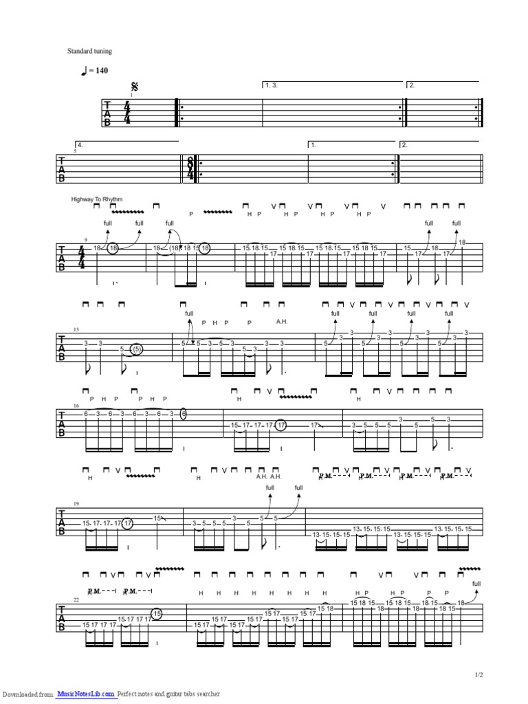 Troy Stetina Metal Rhythm Guitar 1 | PDF | Guitar Family Instruments ...