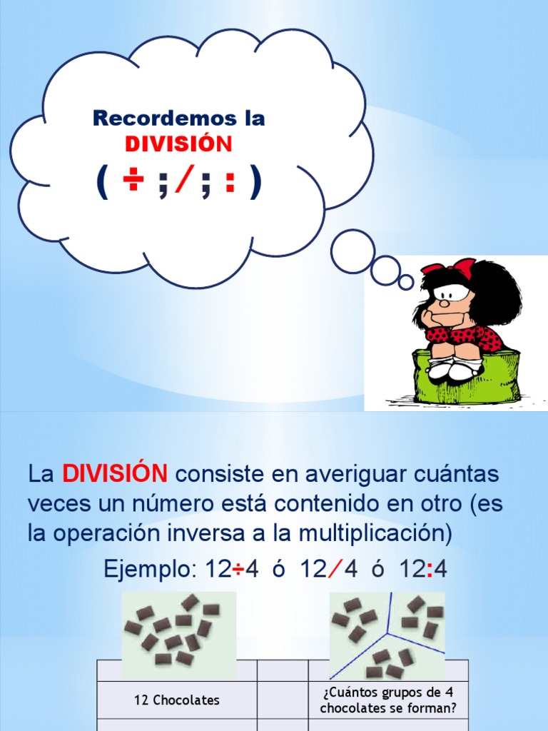 Guía Básica de División Matemática | PDF | División (Matemáticas) | Números