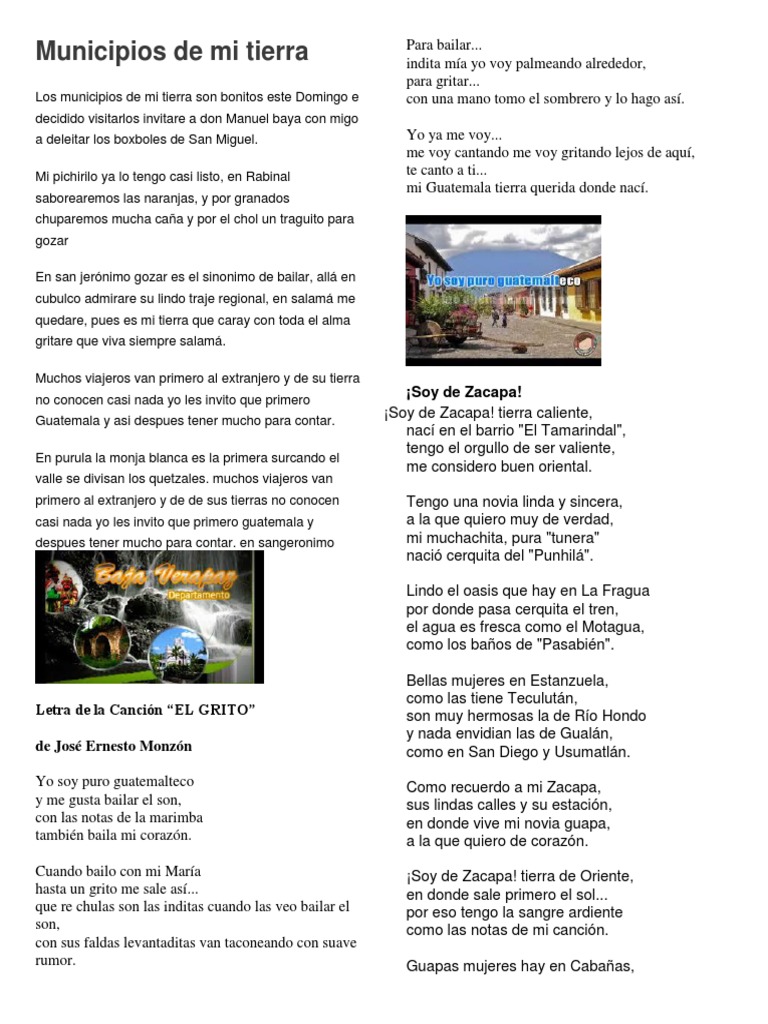 Municipios de Mi Tierra | PDF | Ocio