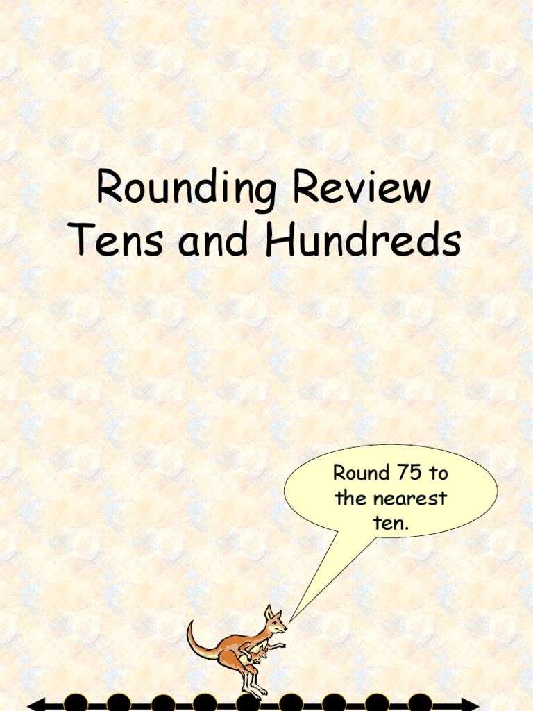 Rounding Numbers: Tens and Hundreds Guide | PDF