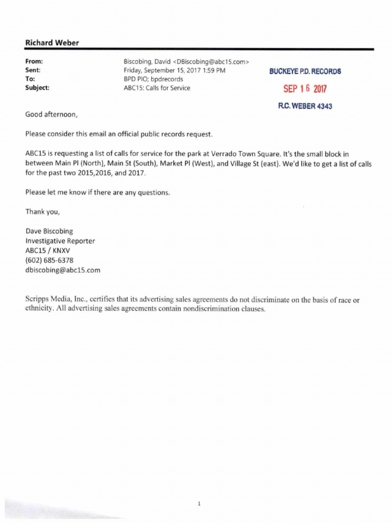 Calls For Service | PDF