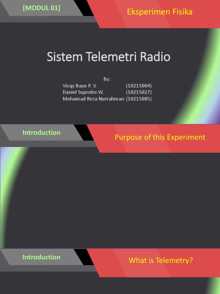 Sistem Telemetri Radio: Eksperimen Fisika | PDF