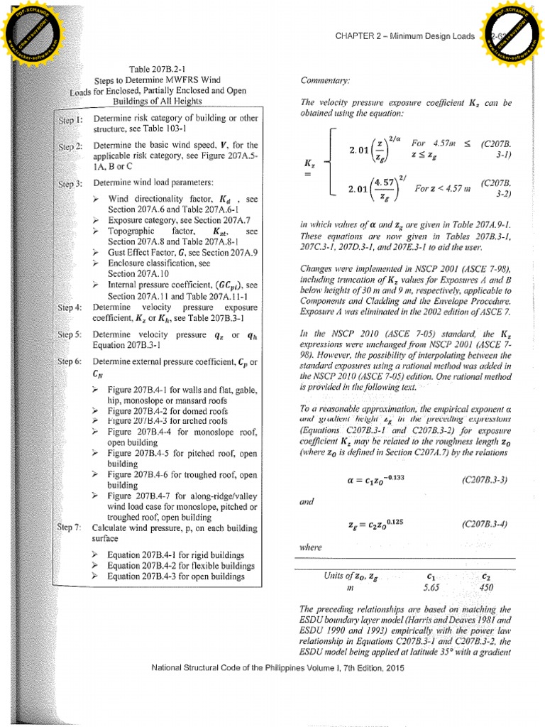 NSCP Wind Procedure | PDF