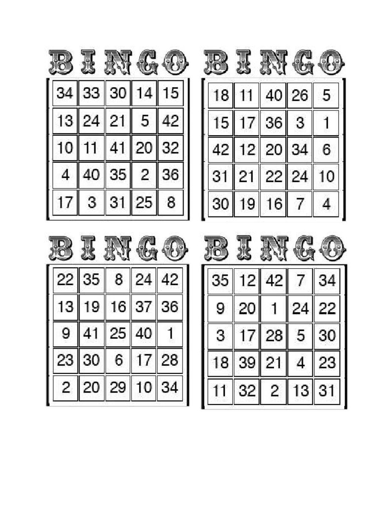 Bingo Card Kim AnalisisII | PDF