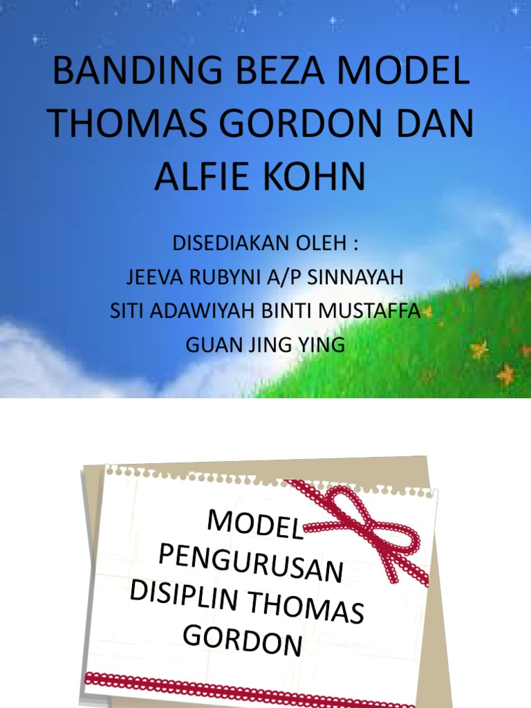 Banding Beza Model Thomas Gordon Dan Alfie Kohn | PDF