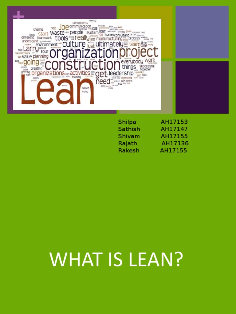Lean Construction | PDF | Lean Manufacturing | Systems Theory