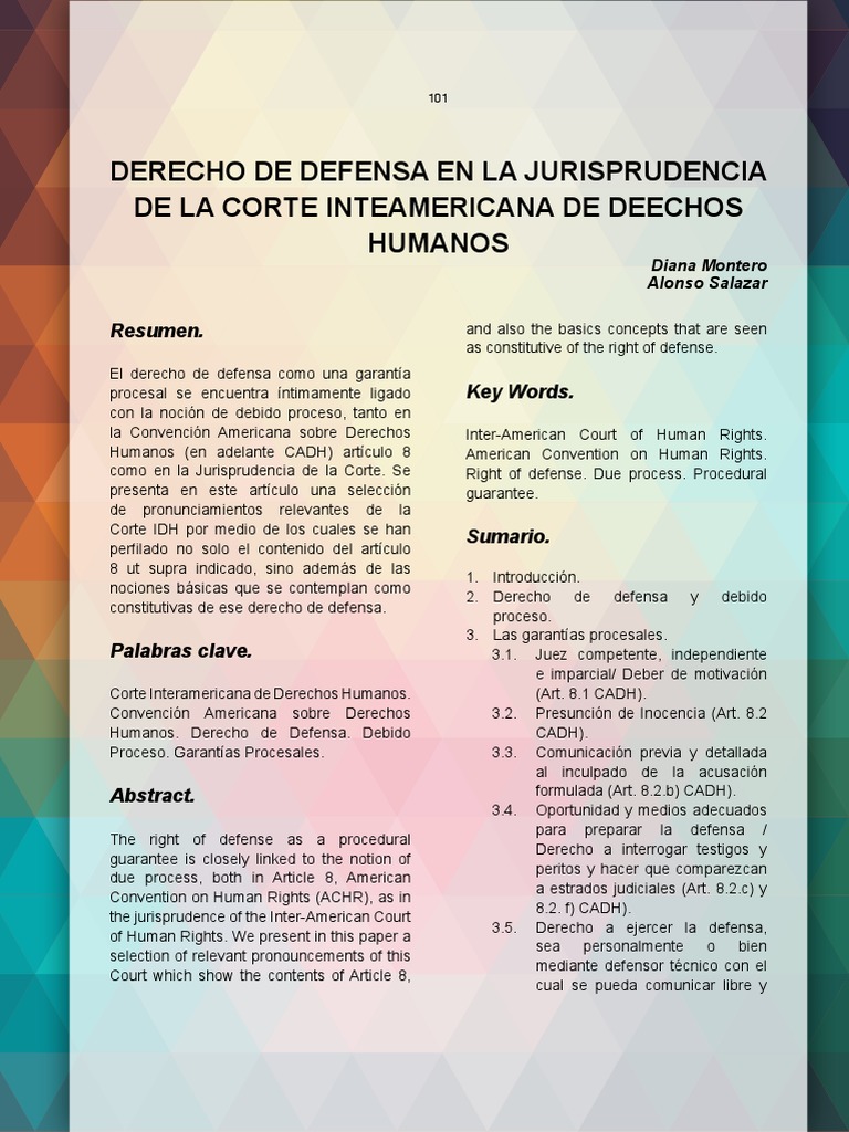 Derecho de Defensa y Debido Proceso | PDF | Juez | Debido al proceso