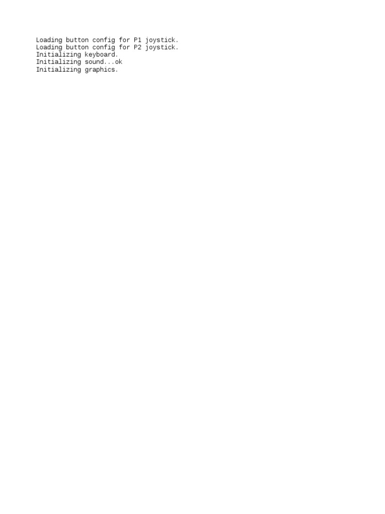 Loading Button Config For P1 Joystick. Loading Button Config For P2 ...