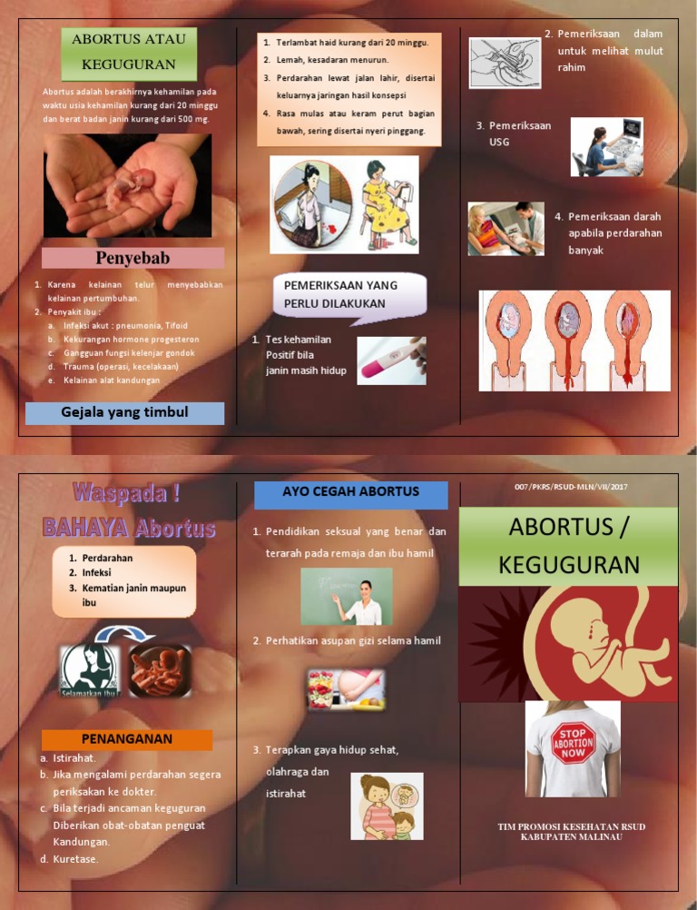 Abortus Leaflet | PDF | Kesehatan Holistik
