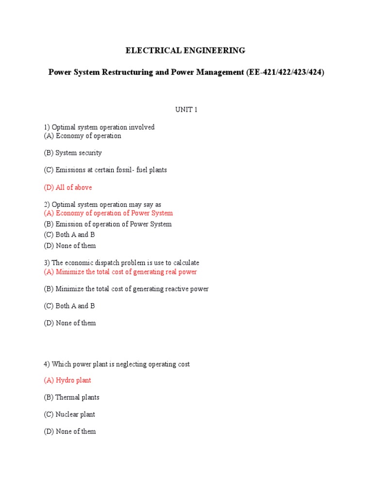 Power System Restructuring | PDF | Electric Power Transmission | Power ...