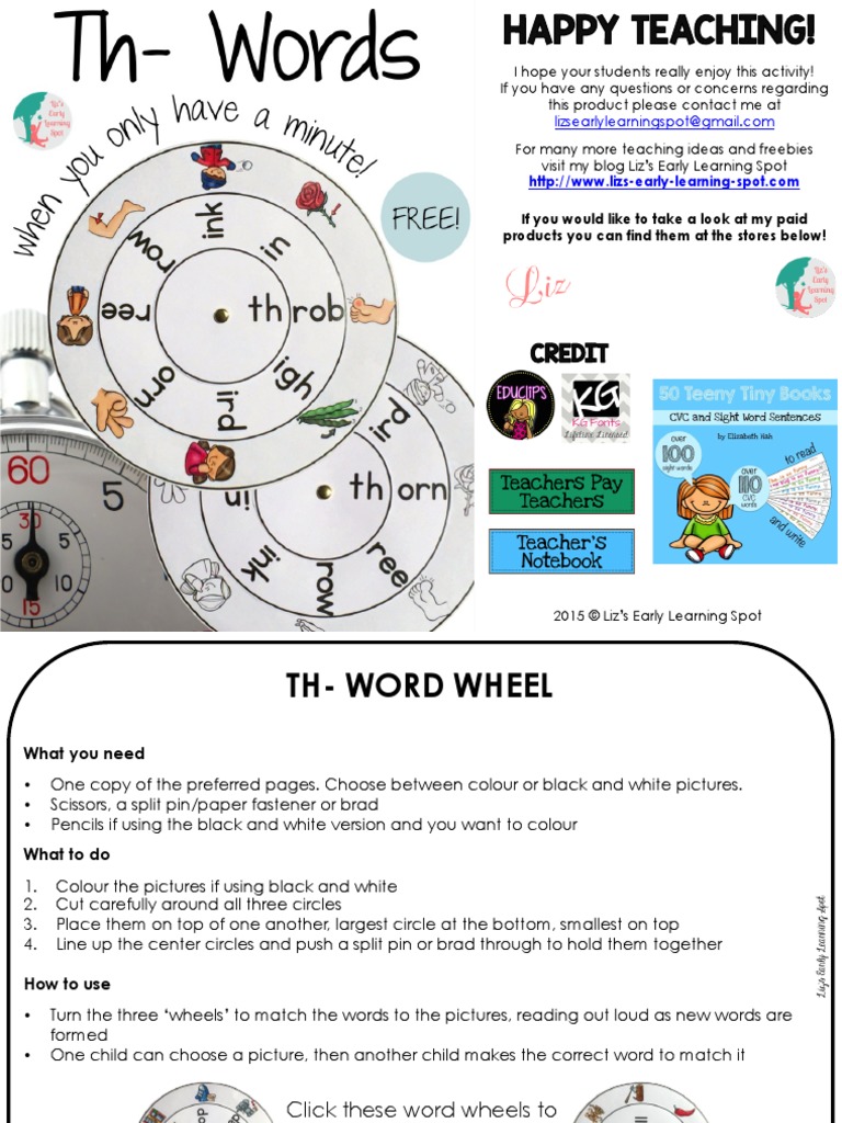 Word Wheel | PDF