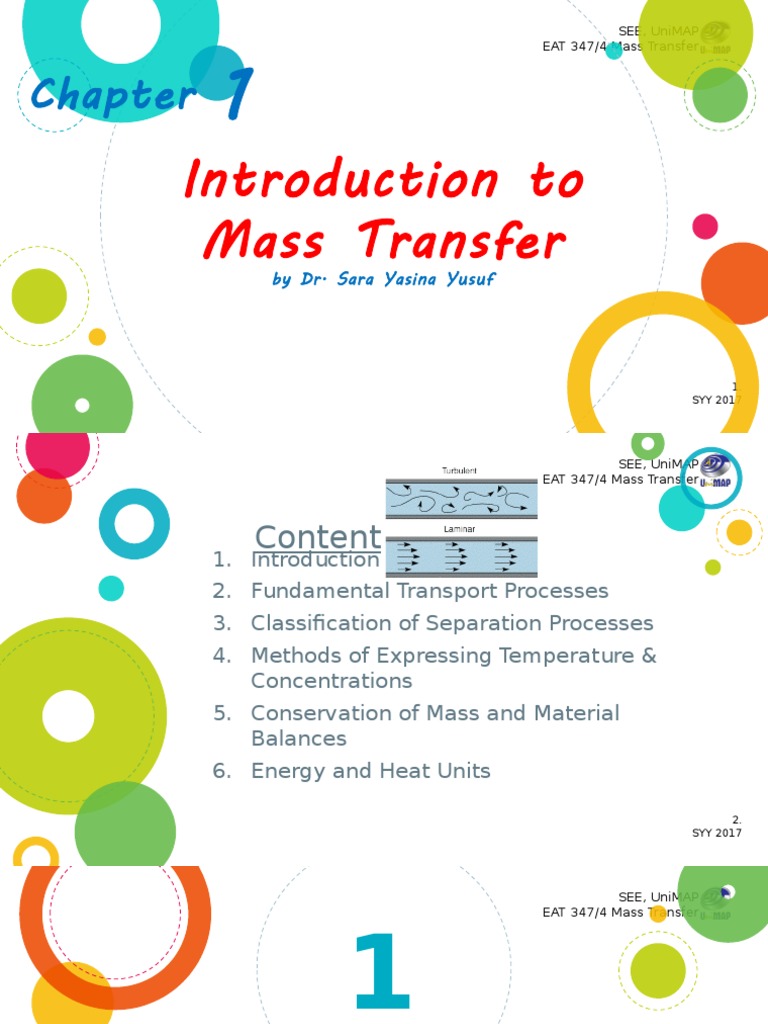 CH 1: Introduction To Mass Transfer Process | PDF | Solution | Evaporation