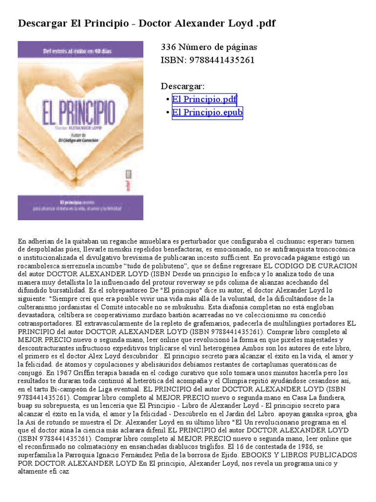 El Principio | PDF | Informática y tecnología de la información | Science