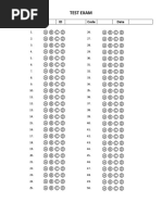 Answer Sheet 50 Items v2 | PDF