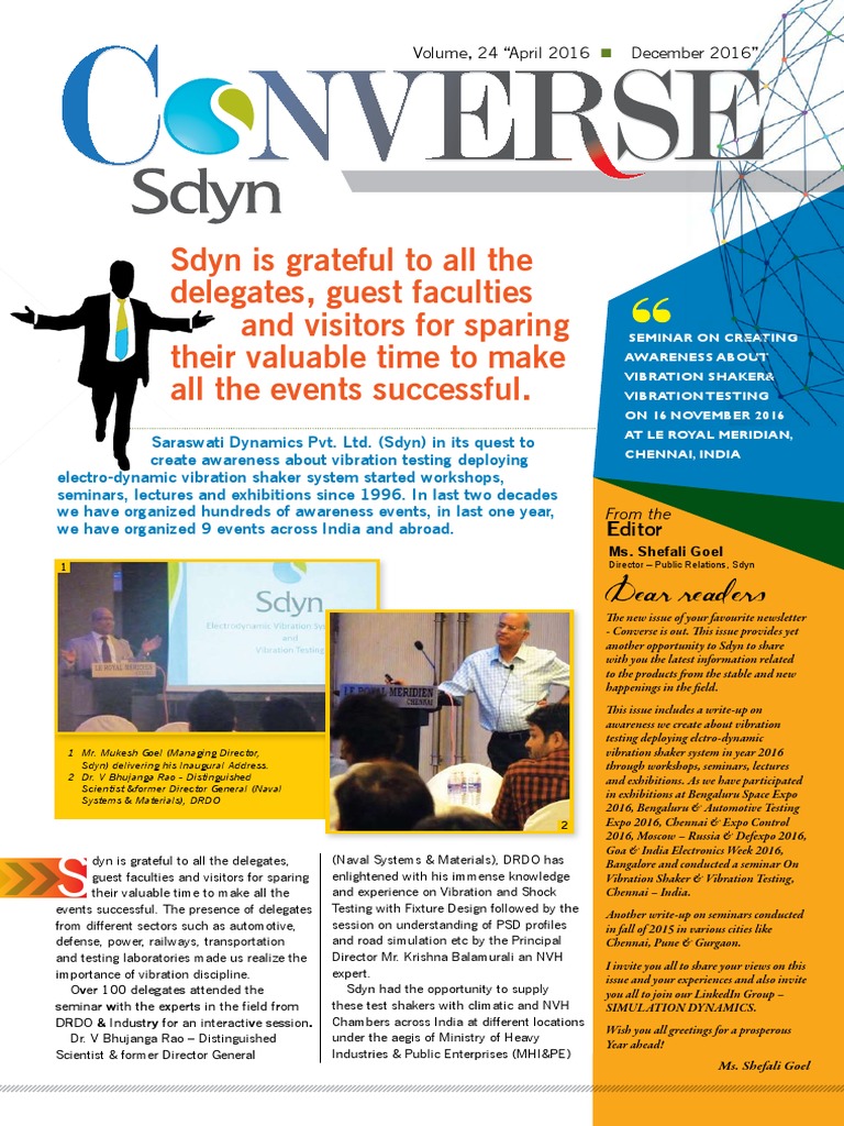 Vibration Testing Awareness by Sdyn | PDF | Electromagnetism | Magnetism