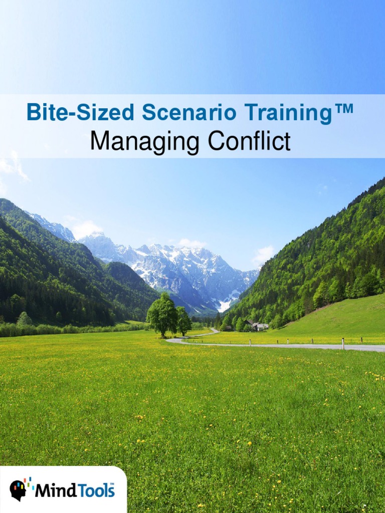 Managing Conflict: Bite-Sized Scenario Training™ | PDF | Negotiation | Mind