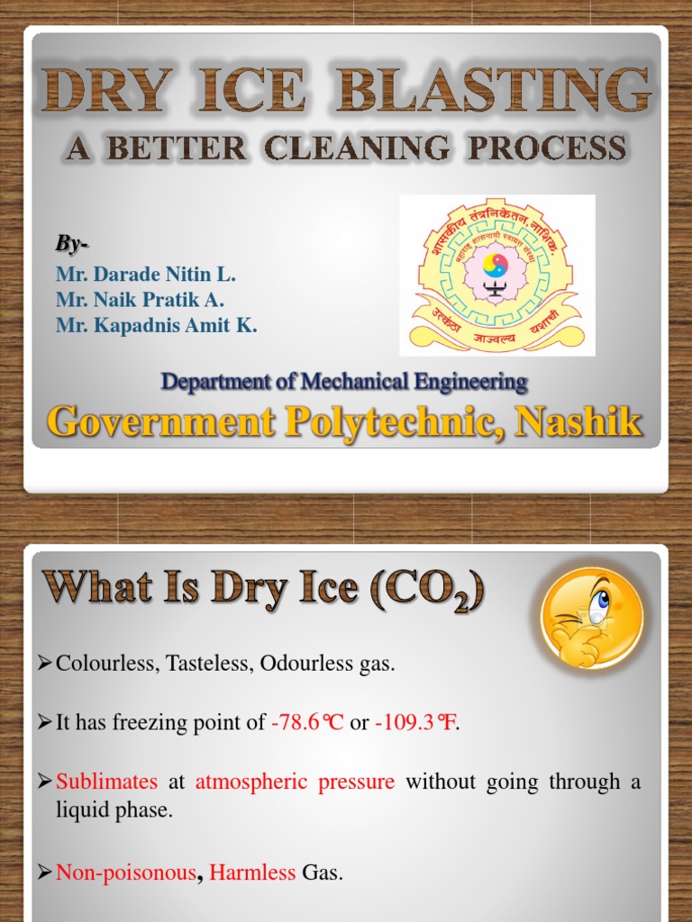 On Dry Ice Blasting | PDF | Industries | Industrial Processes