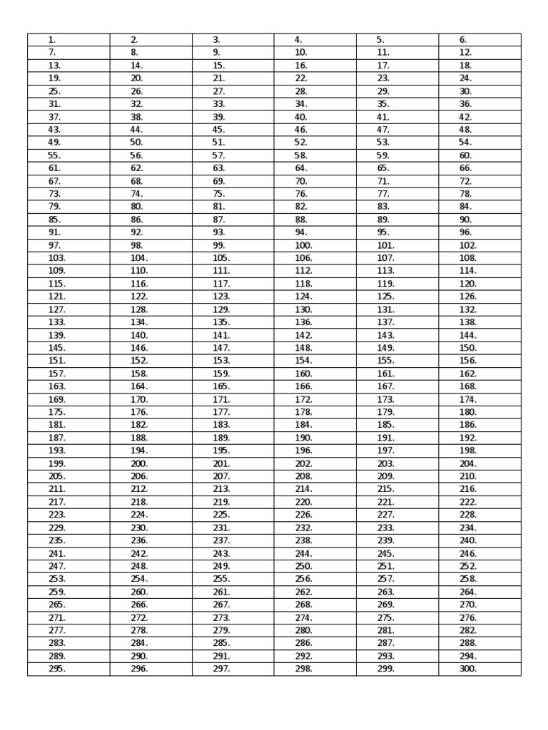 Answer Sheet Pacop 1 (300)