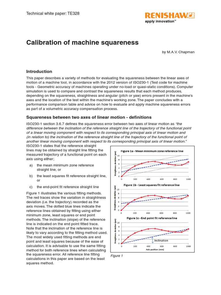 Calibration of Machine Squareness | PDF | Interferometry | Cartesian ...